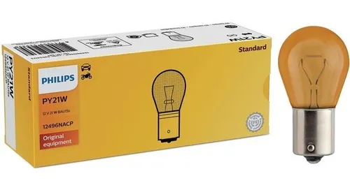 Lampada Automotiva Philips 1056 1 Polo Seta Ambar 12v Py21w ... Lampada Automotiva Philips 1056 1 Polo Seta Ambar 12v Py21w ...