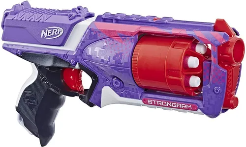 Lançador Nerf N-Strike Elite Strongarm, roxo | MercadoLivre Lançador Nerf N-Strike Elite Strongarm, roxo | MercadoLivre