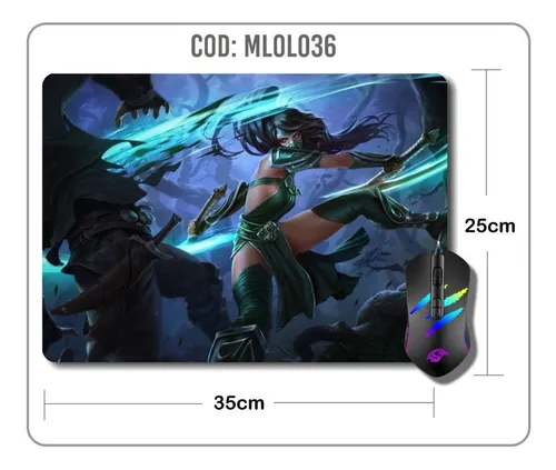 Mousepad Gamer G 25x35 League Of Legends Akali Mod: Mlol036 ... Mousepad Gamer G 25x35 League Of Legends Akali Mod: Mlol036 ...
