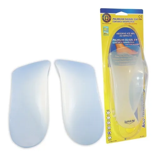 8002- Plantilla Siligel 3/4 con arco terapéutico | MercadoLibre