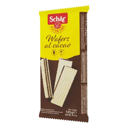 Biscoito Wafer Recheio Cacau Sem Glúten Schär Pacote 125g à venda em ... Biscoito Wafer Recheio Cacau Sem Glúten Schär Pacote 125g à venda em ...