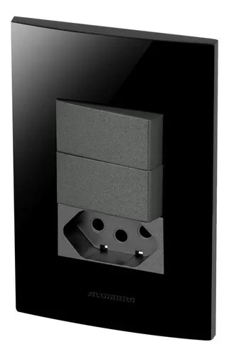 Conjunto 2 Paralelos + 1 Tomada 20a - Inova Black / Grafite | MercadoLivre Conjunto 2 Paralelos + 1 Tomada 20a - Inova Black / Grafite | MercadoLivre