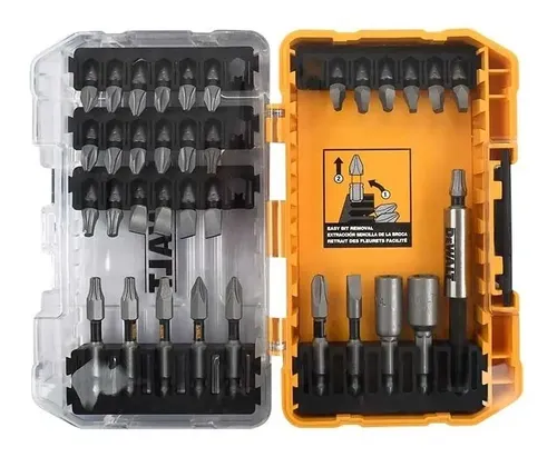 Juego De 35 Puntas De Destornillador Dewalt Dwa35set | MercadoLibre