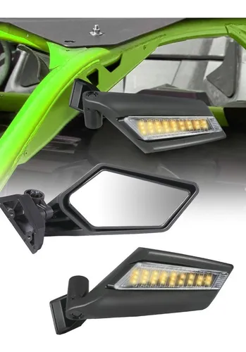 X3 Espejo Lateral Utv Con Señal De Giro Led Para Can Am X3 Cuotas Sin