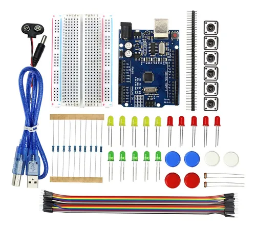 Kit Basico Compativel Ardunio Uno R3 Iniciante Robotica | Parcelamento ... Kit Basico Compativel Ardunio Uno R3 Iniciante Robotica | Parcelamento ...