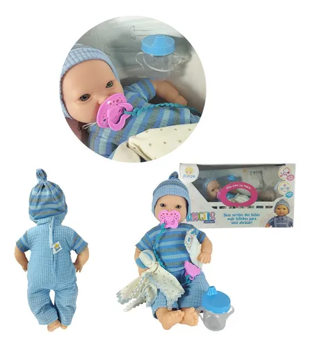 Boneco Angels Fofinho Menino Fraldinha Mamadeira Faz Xixi ... Boneco Angels Fofinho Menino Fraldinha Mamadeira Faz Xixi ...