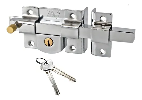 Cerradura Derecha Chapa Barra Pasador Largo Austral 661 Color Plateado ...