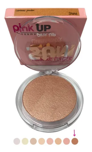 Polvo Iluminador Luminous Powder. Maquillaje Polvo. Pink Up Color pkip ...