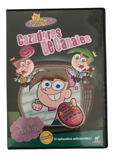 Dvd Original Los Padrinos Magicos Cazadores De Canales