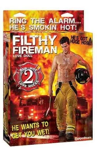 Pipedream Inflable Filthy Fireman Love Doll Realista Mercadolibre