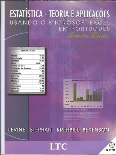 Estatística - Teoria E Aplicações - Usando O Microsoft Excel | MercadoLivre Estatística - Teoria E Aplicações - Usando O Microsoft Excel | MercadoLivre