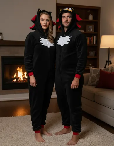 Pijama Disfraz Mameluco Unisex Adulto Sonic Shadow | Envío gratis