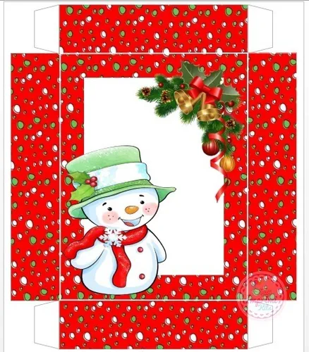 Kit Imprimible Y Molde Cajita Visor Navidad Motivos Con Tags Kit Imprimible Y Molde Cajita Visor Navidad Motivos Con Tags