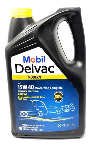 Aceite Motor Diesel Mobil Delvac Modern 15w40 API CK-4 TAPA AZUL Aceite Motor Diesel Mobil Delvac Modern 15w40 API CK-4 TAPA AZUL