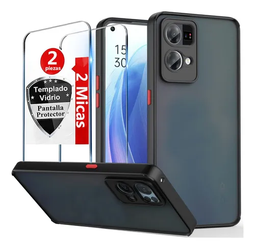 Funda De Uso Rudo Con Para Oppo Reno 7 4g 2 Micas Meses Sin Interés