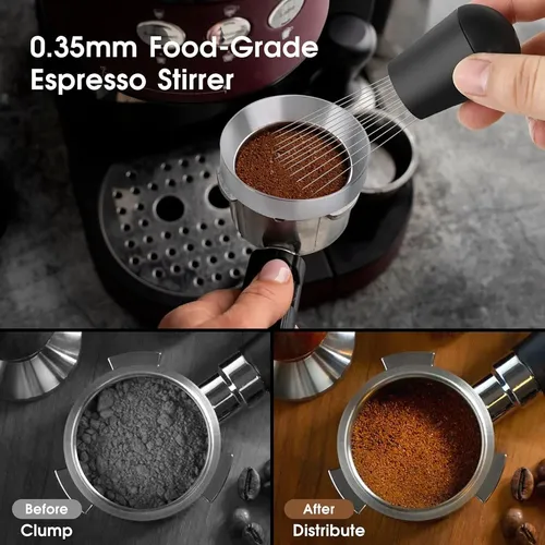 Kit De Tamper Café Compactador Y Almohadilla De Silicona 5pz | Envío gratis