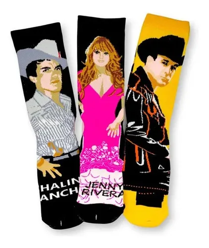 Calcetines Chalino Sánchez ValentĂn Elizalde Jenni Rivera | EnvĂo gratis Calcetines Chalino Sánchez ValentĂn Elizalde Jenni Rivera | EnvĂo gratis