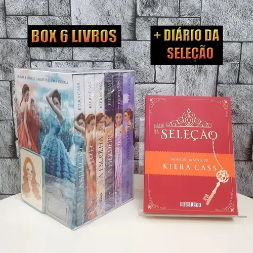 Box A Seleção Coleção Completa 7 Livros Kiera Cass Lacrado Frete Grátis