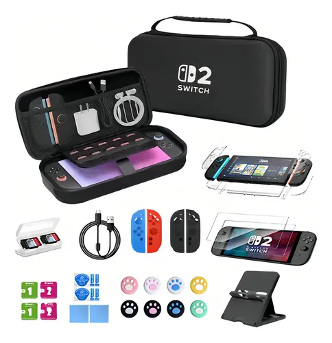 Aiyinsmart Estuche Kit De Accesorios Nintendo Switch 2 Negro | MercadoLibre