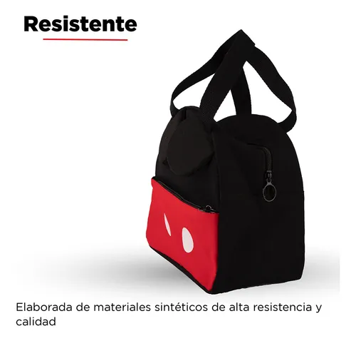 Miniso Lonchera Disney Mickey Mouse Con Orejas 13x21x21cm Color Negra Miniso Lonchera Disney Mickey Mouse Con Orejas 13x21x21cm Color Negra
