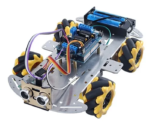Nuevo Kit De Coche Robot Inteligente 4wd Para Arduino Uno R3 Cuotas