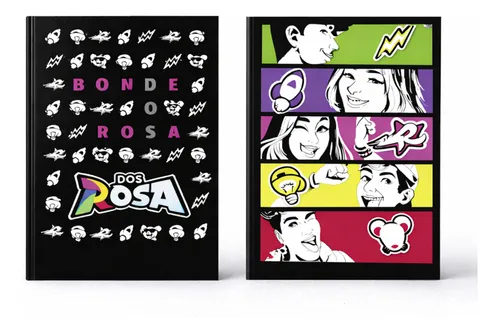 Kit 2 Cadernos Brochura Grande Rosa 80 Folhas Emily Vick | Frete grátis