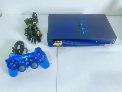 Console Playstation 2 Fat Blue Ocean Ps2 | MercadoLivre