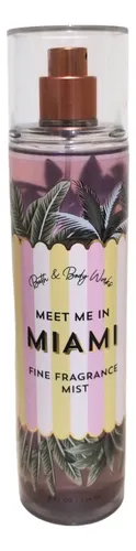 Fine Fragrance Mist Meet Me In Miami Bath Andbodyworks Volumen De La