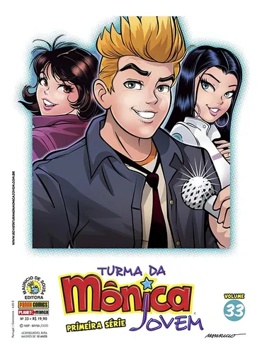 Turma Da Mônica Jovem Primeira Série Volume 33 Edições 71 72 E 73