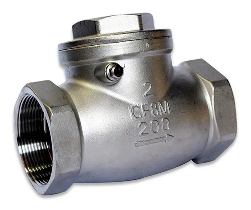 Valvula Check Roscada De 2 Acero Inoxidable | Envío gratis