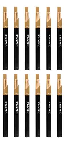 Pack X 12 Palillos Stagg Sm7a 7a De Maple Con Punta Madera Color Marrón claro | Envío gratis