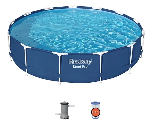 Piscina Estrutural 8680l Circular + Filtro 2006l/h Bestway ... Piscina Estrutural 8680l Circular + Filtro 2006l/h Bestway ...