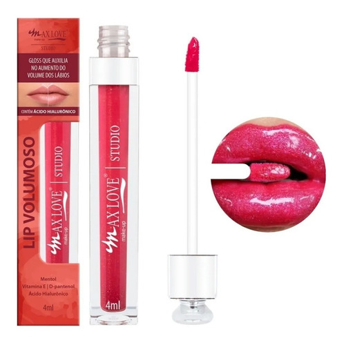 Gloss Lip Volumoso Vitamina E Com Ácido Hialurônico Parcelamento