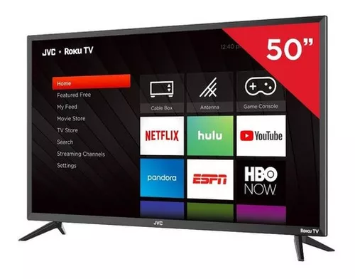 Tela de TV inteligente Jvc Si50ur Roku Led Ultra HD de 50 polegadas ...