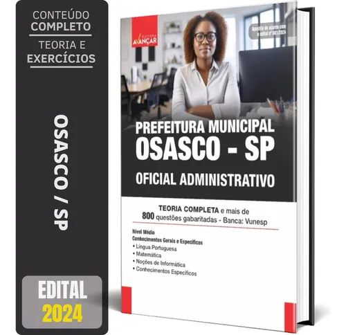 Apostila Oficial Administrativo Prefeitura De Osasco Sp | Frete grátis Apostila Oficial Administrativo Prefeitura De Osasco Sp | Frete grátis