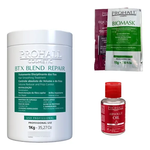 Prohall Organico Botox Blend Repair Sem Formol 1kg Frete Grátis
