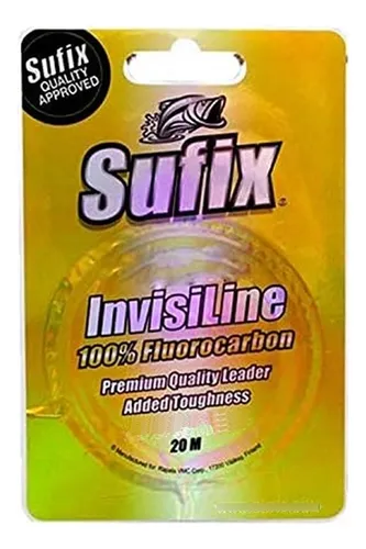 Linea de pesca Sufix Fluorocabon Invisible color transparente ... Linea de pesca Sufix Fluorocabon Invisible color transparente ...
