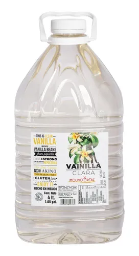 Vainilla Molino Real Saborizante Natural Garrafa 4 L Clara | MercadoLibre