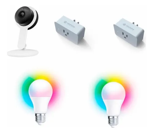 Kit Inteligente Netzhome 1 Camara 2 Focos Y 2 Contactos Wifi | Envío gratis Kit Inteligente Netzhome 1 Camara 2 Focos Y 2 Contactos Wifi | Envío gratis