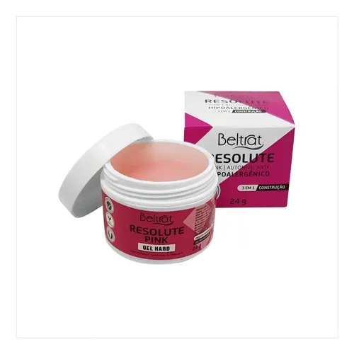 Beltrat Gel Resolute Pink Autonivelante 24g - Essência Brasileira