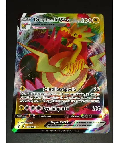Cartas Pokemon Vmax - Dracozolt Vmax Holo Ultra Raro | Cuotas sin interés Cartas Pokemon Vmax - Dracozolt Vmax Holo Ultra Raro | Cuotas sin interés