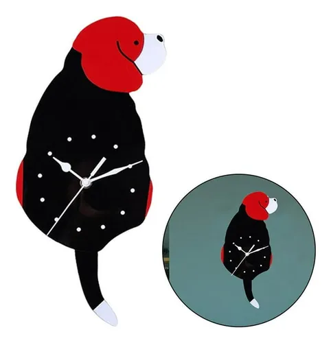 Reloj Mural Diseño Perro | Cuotas sin interés