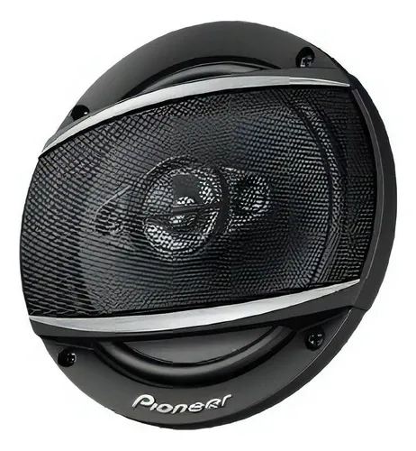 Parlante tipo cuadraxial Pioneer TS-A1687S para auto/camioneta color negro de 4Ω 165mm x 165mm x ...