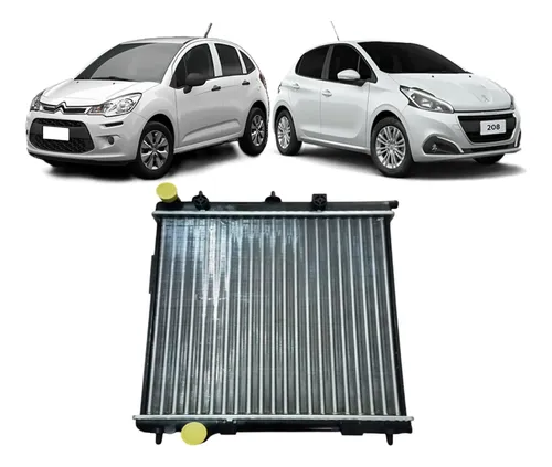 Radiador C3 1.2 Peugeot 208 1.2 Puretech 3 Saidas Manual | Frete grátis