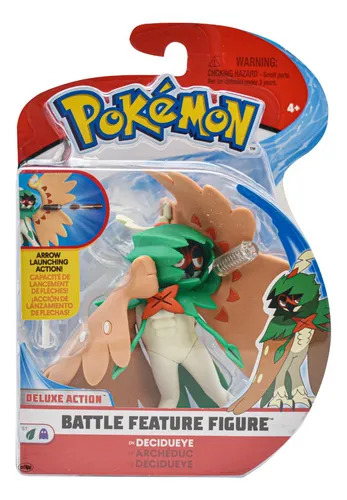 Pokemon Battle Feature Figure Decidueye Deluxe Wicked Cool Cuotas Sin Interés