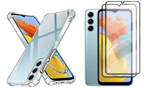 Capa Capinha Anti Impacto + 2x Película 3d Para Samsung M14 | MercadoLivre Capa Capinha Anti Impacto + 2x Película 3d Para Samsung M14 | MercadoLivre