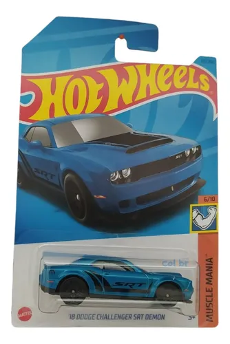 Hot Wheels 18 Dodge Challenger Srt Demon Hkj54 2023g Mercadolivre
