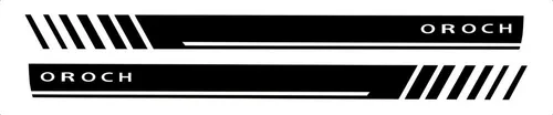 Adhesivo lateral Renault Duster Oroch para Dstr10 Ck, color negro ... Adhesivo lateral Renault Duster Oroch para Dstr10 Ck, color negro ...