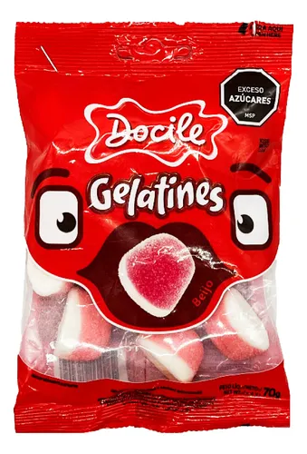 Gomitas Besos Docile 80 Grs. X 5 | Cuotas sin interés Gomitas Besos Docile 80 Grs. X 5 | Cuotas sin interés