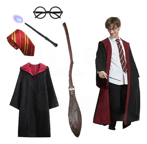 Disfraz Harry Potter Gryffindor Cosplay Hogwarts Magia Heciceria Mago